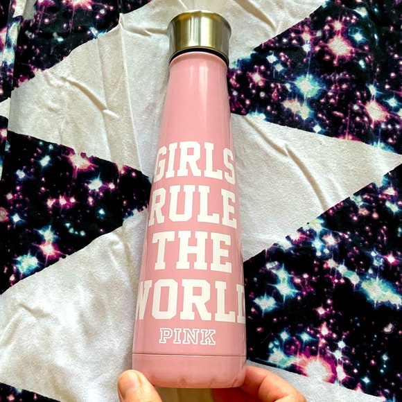 PINK Victoria's Secret | Accessories | New Vs Pink Girls Rule Metal ...